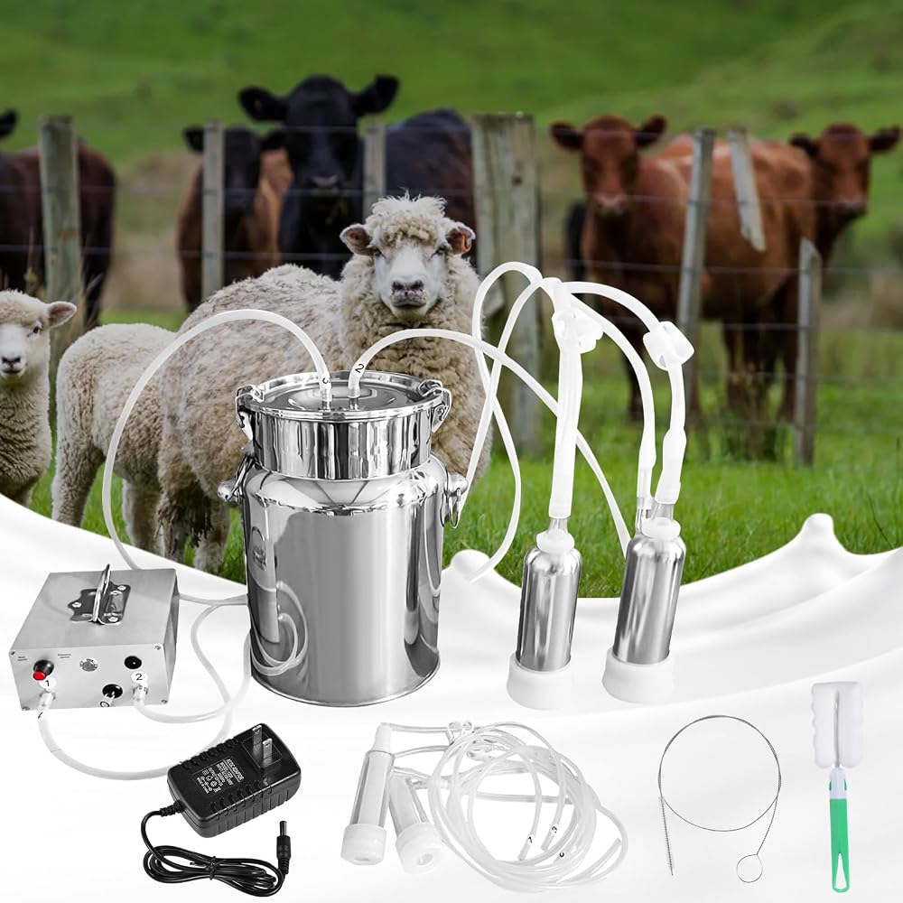 $23/mo - Finance 2025 Upgrade Model Goat Milking Machine,7L ...