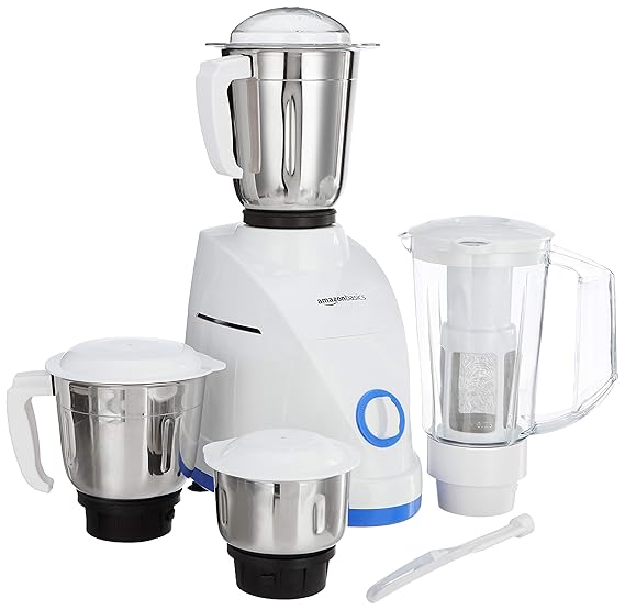 Buy AmazonBasics Elite 750W Mixer Grinder with 3 Stainless Steel Jar ...