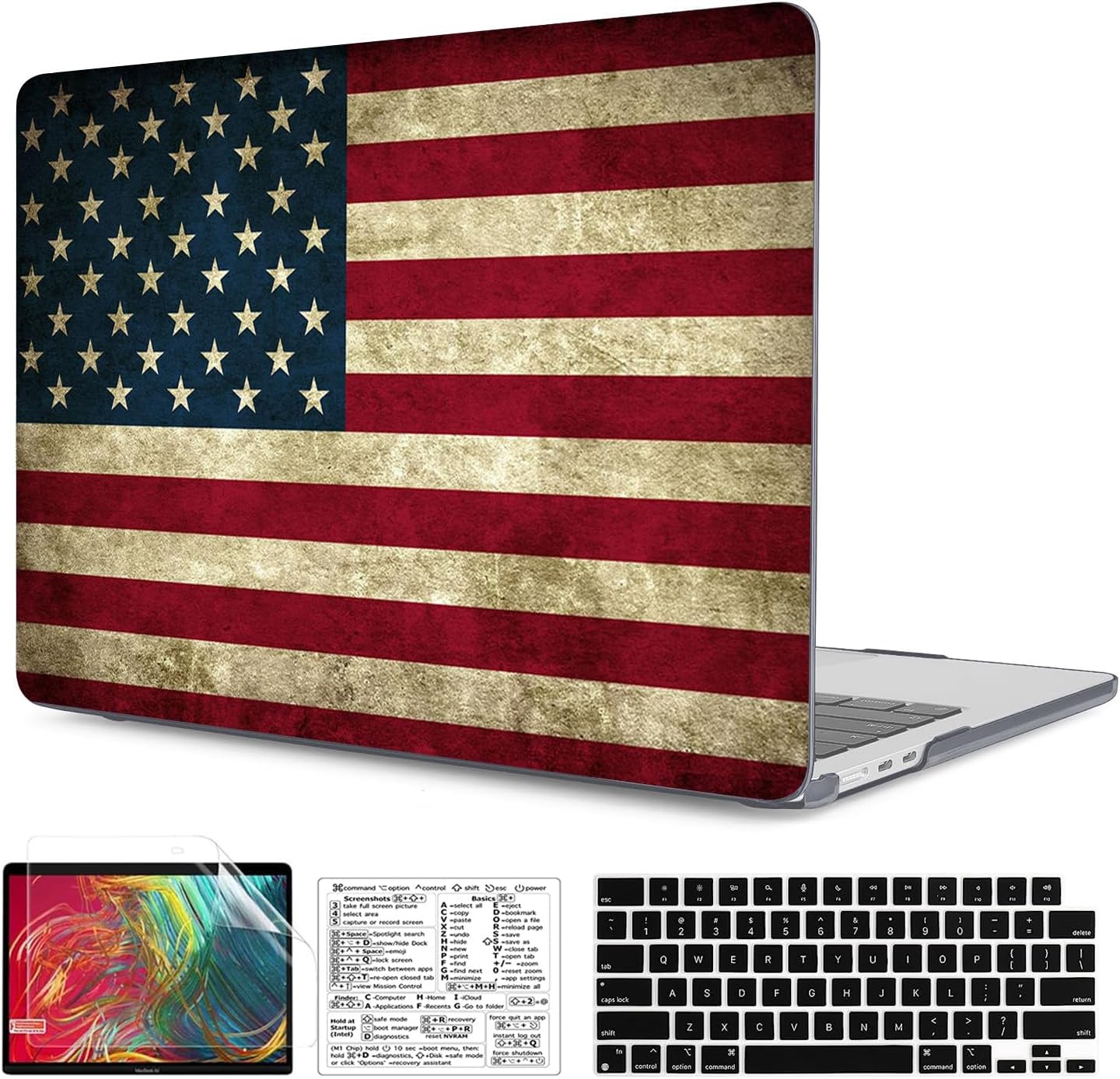 Amazon.com: QCzyc Compatible with MacBook Air 15 inch Case 2023 2024 ...