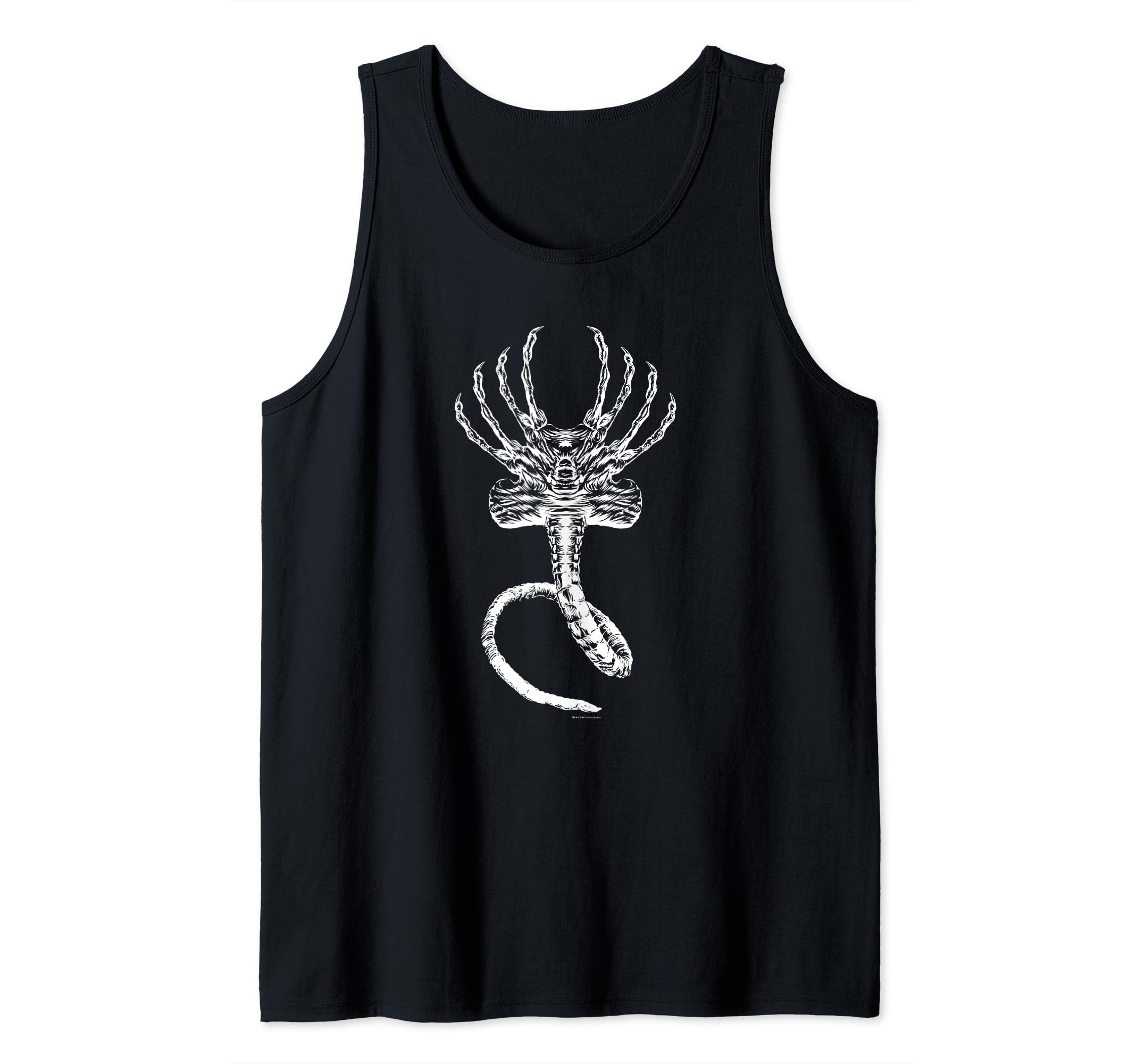 Amazon.com: Alien 45th Anniversary Movie Xenomorph Facehugger Art Tank ...