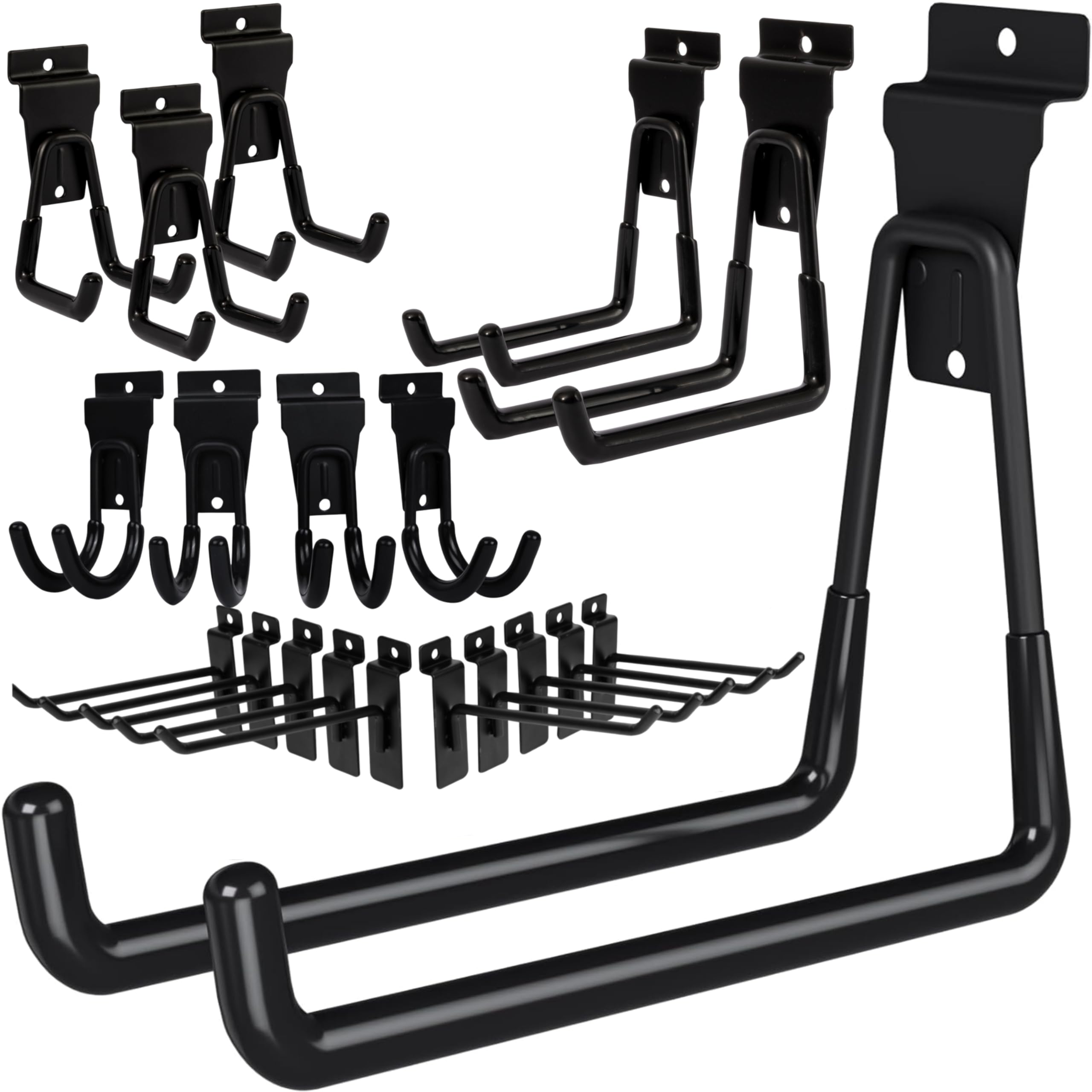 Amazon.com: FELLER Slatwall Hooks Heavy Duty - Premium 20 Pack for ...