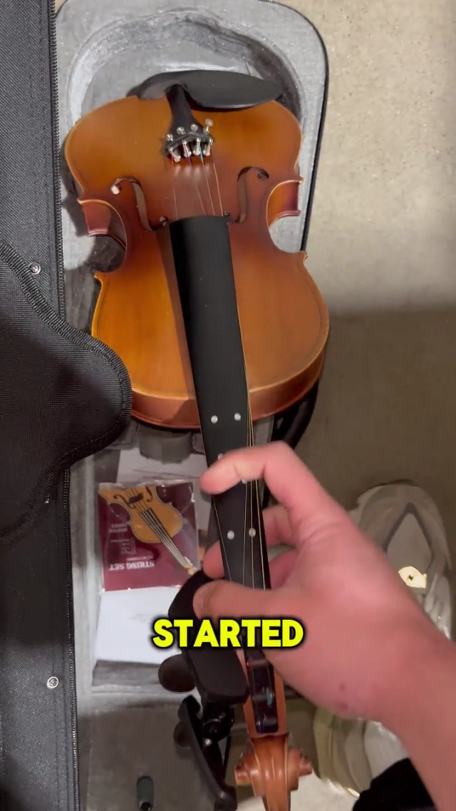 Watch NEWEST NEED - Eastar 4/4 Full Size Violin Set on Amazon Live