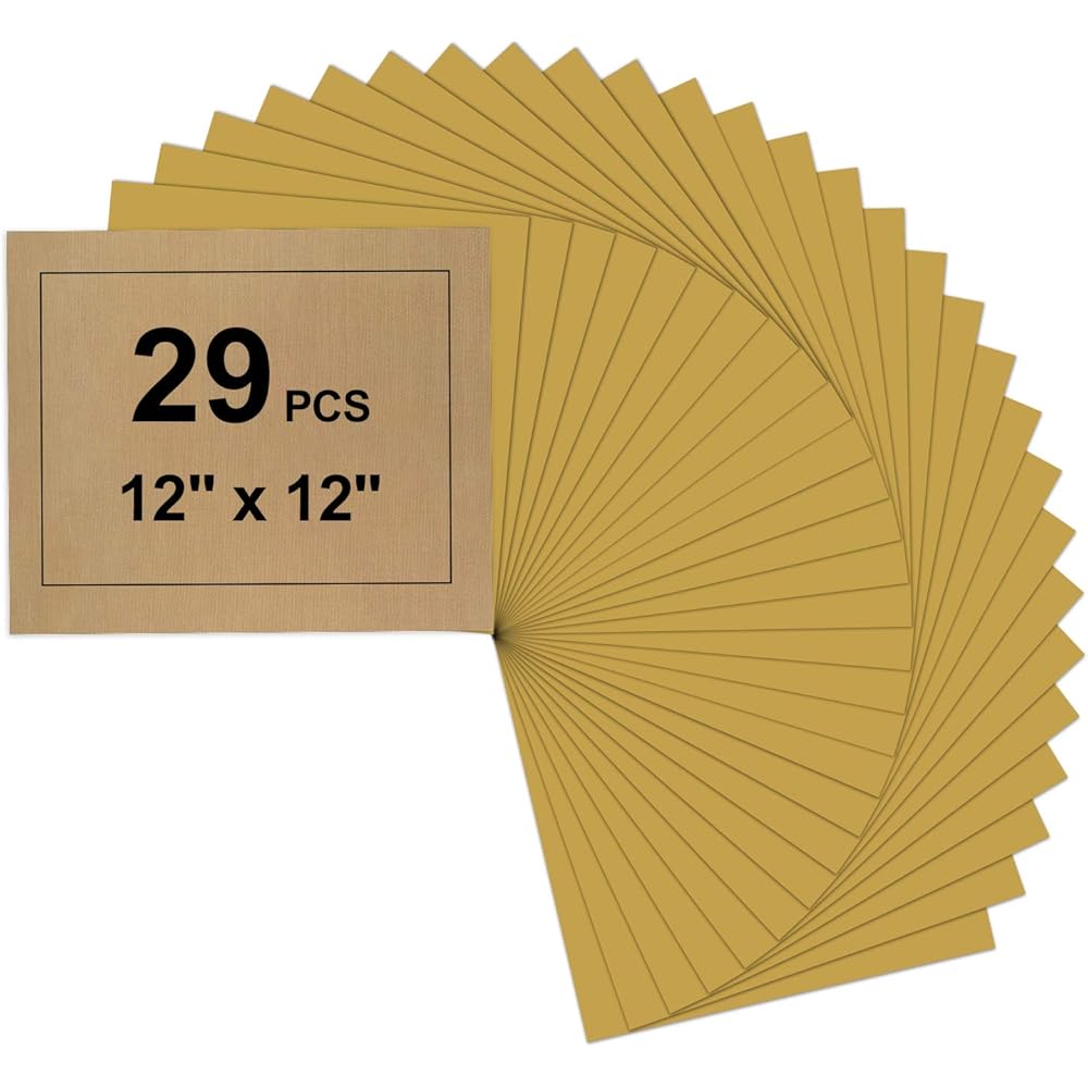 $4/mo - Finance YRYM HTV Heat Transfer Vinyl - 29 Pcs 12" x 12" Gold ...