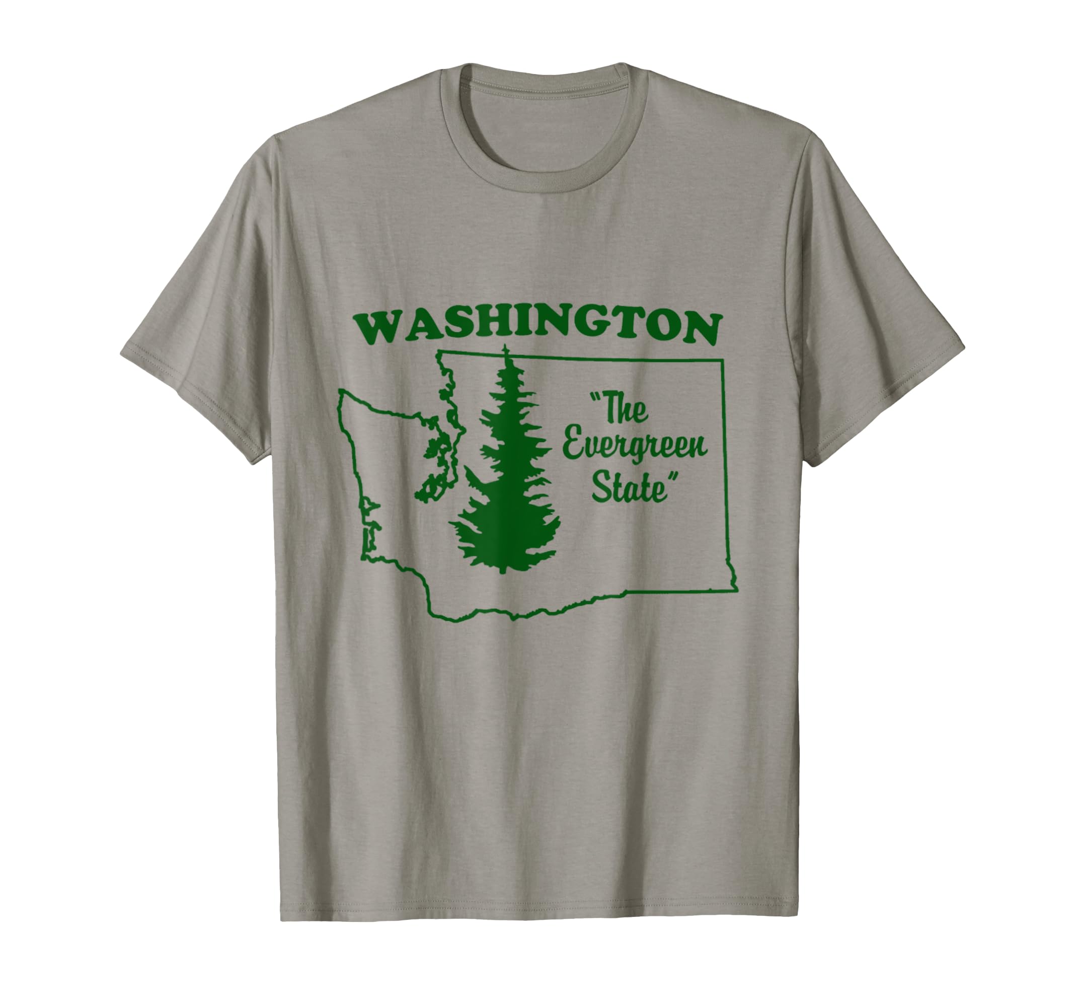 Amazon.com: Washington State Home T-shirt I Love WA Evergreen State T ...