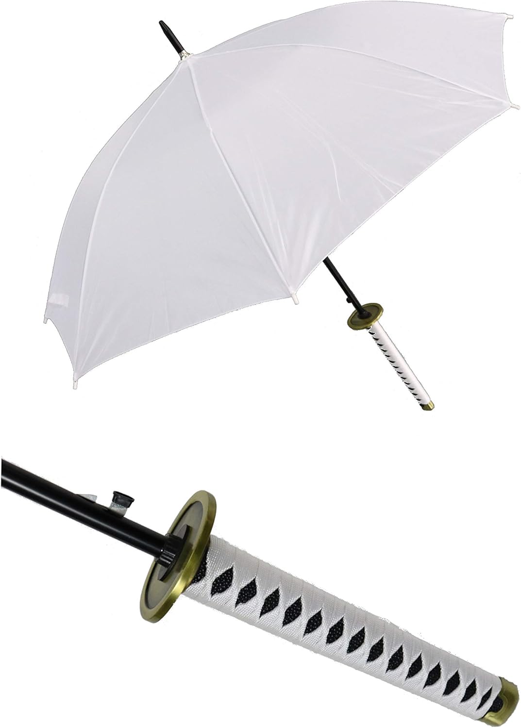 Amazon.com : Kurop Samurai Sword More Elaborate Handle Umbrella Ninja ...