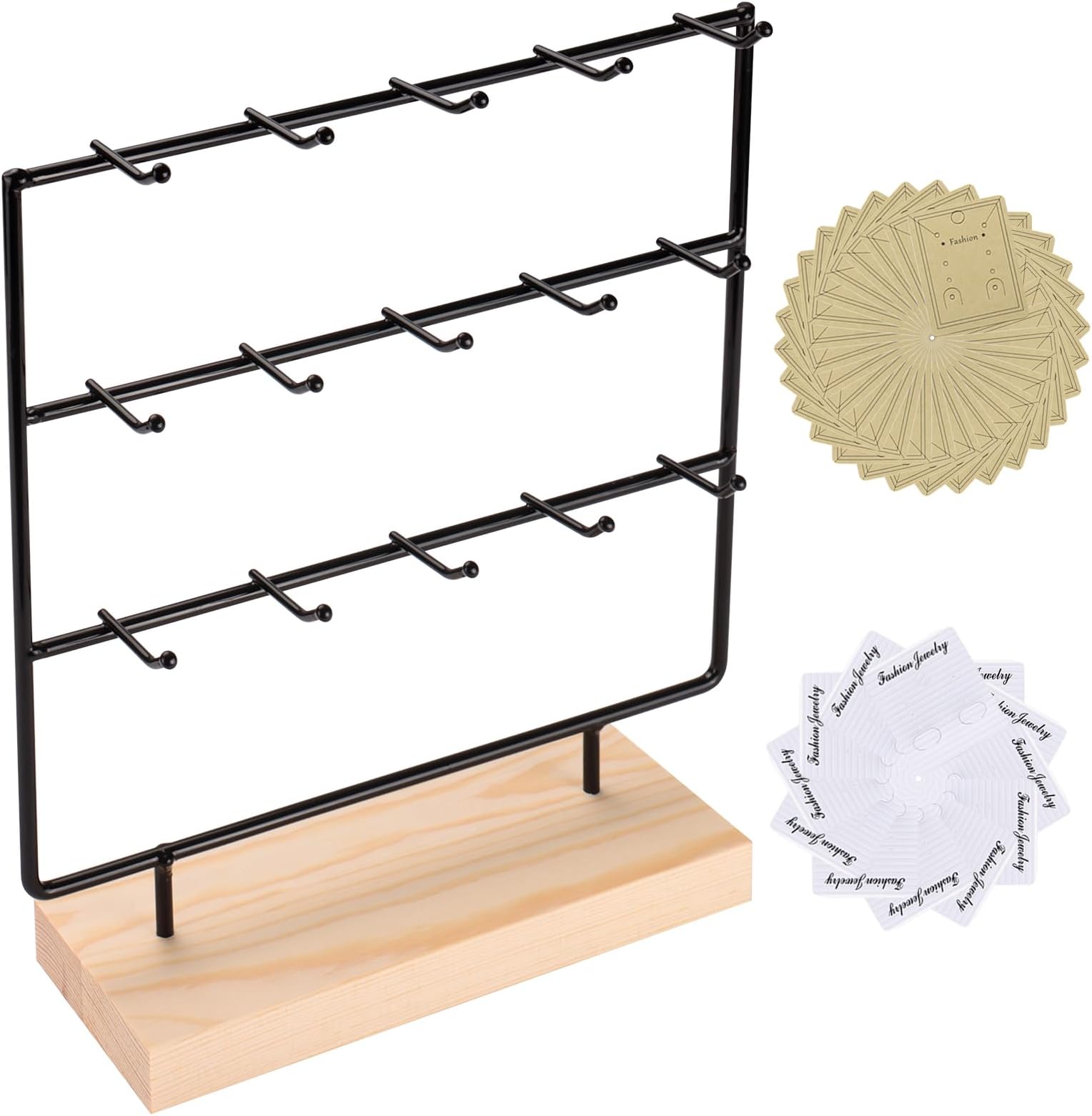 Amazon.com: ZHAOGMQH Earring Display Stands for Selling,Jewelry Stand ...