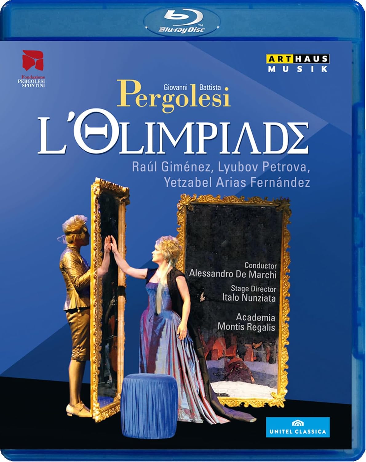Amazon.com: Pergolesi: L'Olimpiade [Blu-ray] : Raul Gimenez, Lyubov ...