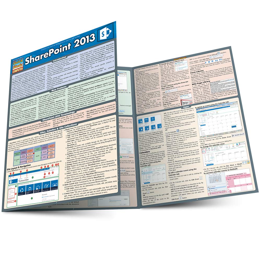 Sharepoint 2013 (Quick Study Computer): BarCharts, Inc.: 9781423220213 ...