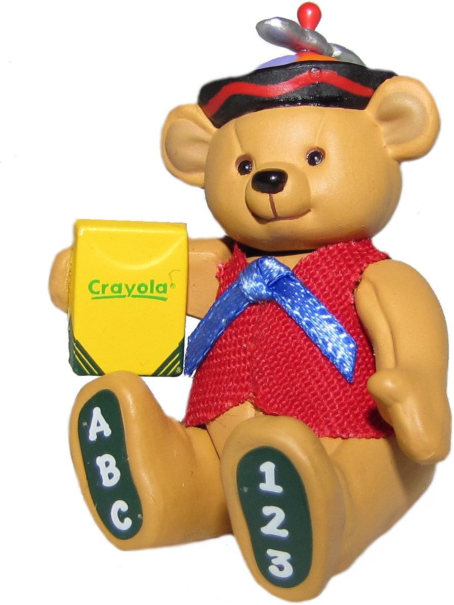 Amazon.com: Hallmark Merry Miniatures Itty Bitty Bears Crayola Booker ...