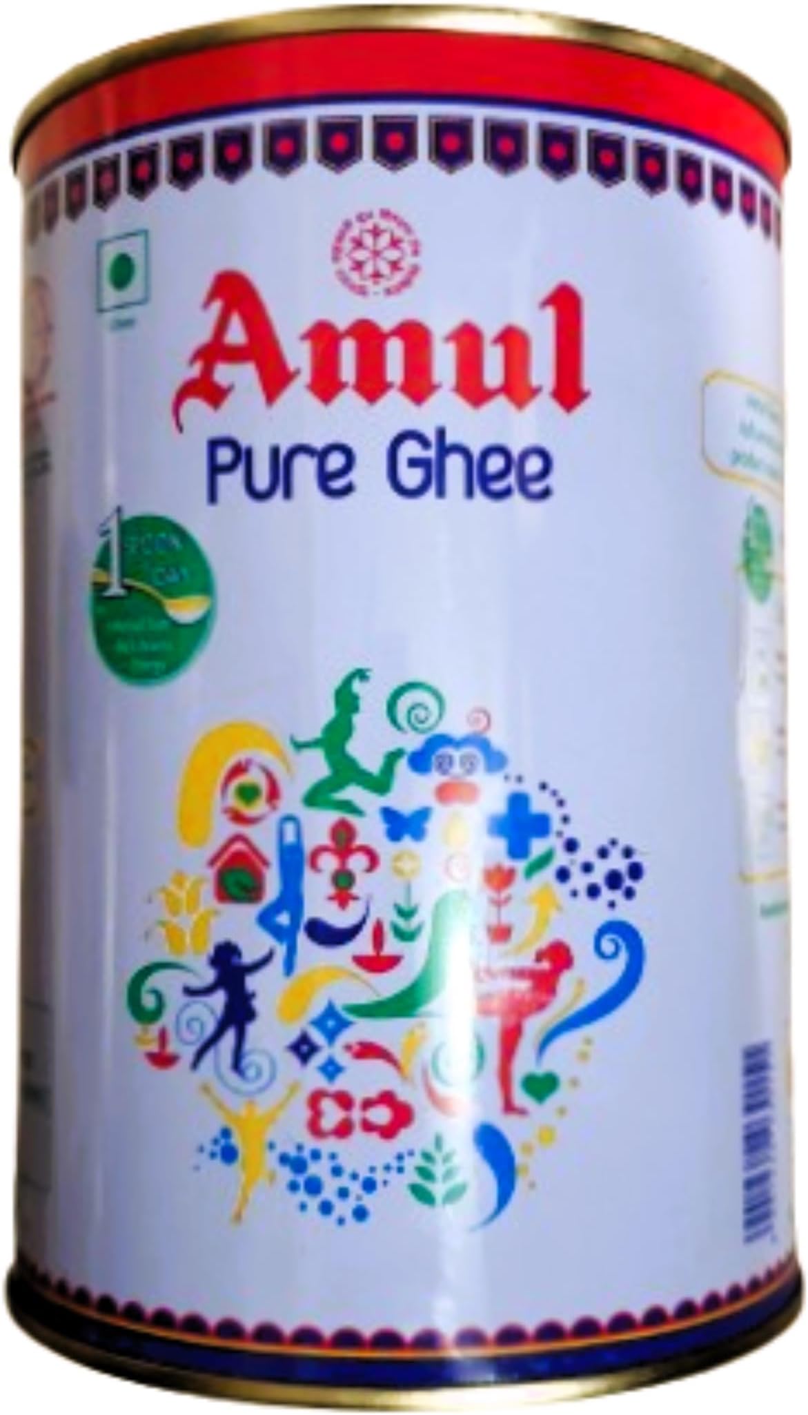 Amazon.com : Amul Pure Ghee Tin, 1L : Grocery & Gourmet Food