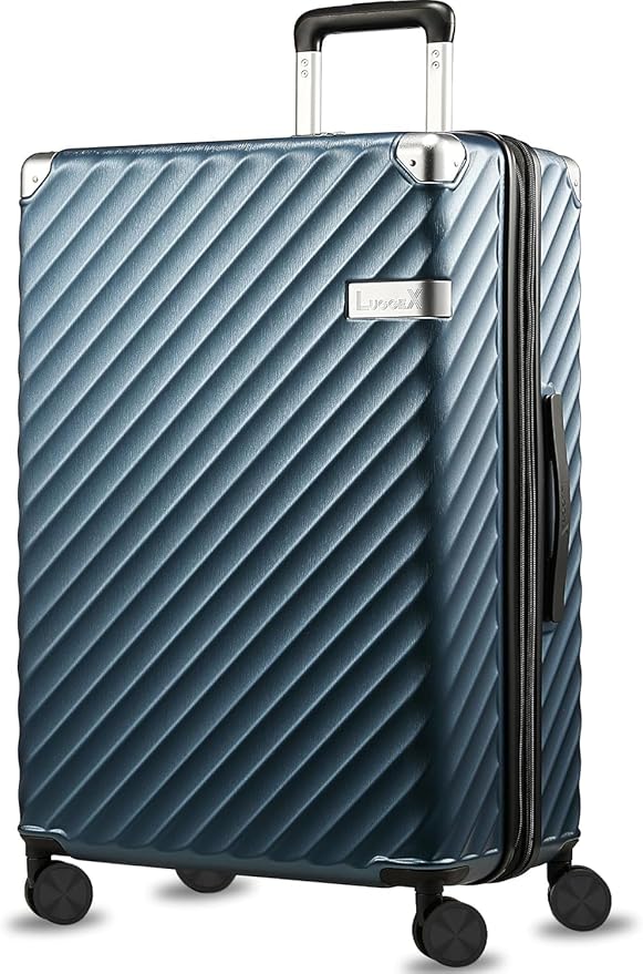 Amazon.com | LUGGEX Luggage with Spinner Wheels, Polycarbonate ...