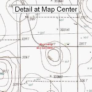 Amazon.com : USGS Topographic Quadrangle Map - Abernathy, Texas (Folded ...