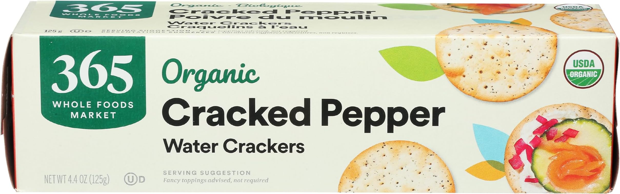 Amazon.com: 365 by Whole Foods Market, Organic Golden Round Crackers, 12 OZ