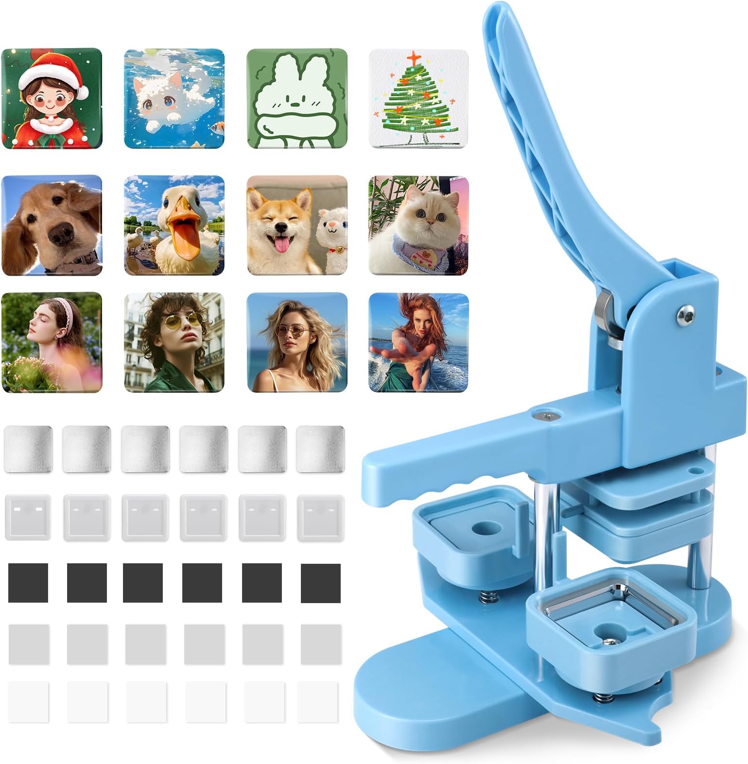 Amazon.com: HOCET Button Maker,32mm(1.25 inch) Pin Maker Machine,Button ...