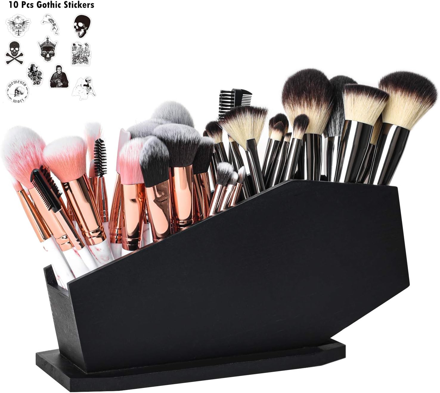 Amazon.com: nanayo Makeup Coffin Shelf and Coffin Brush Holder – 3 ...