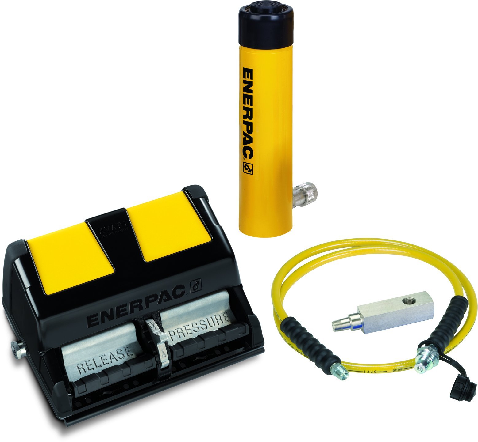 Enerpac SCR-506XA Cylinder and Pump Set with RC506 Cylinder and XA-12 ...