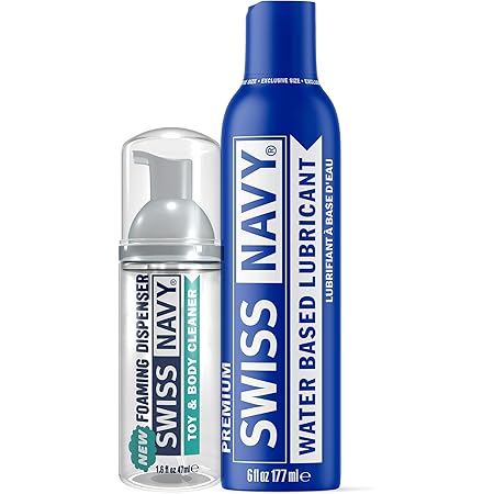 Amazon.com: SWISS NAVY Toy & Body Foaming Cleaner 1.6oz and Premium ...