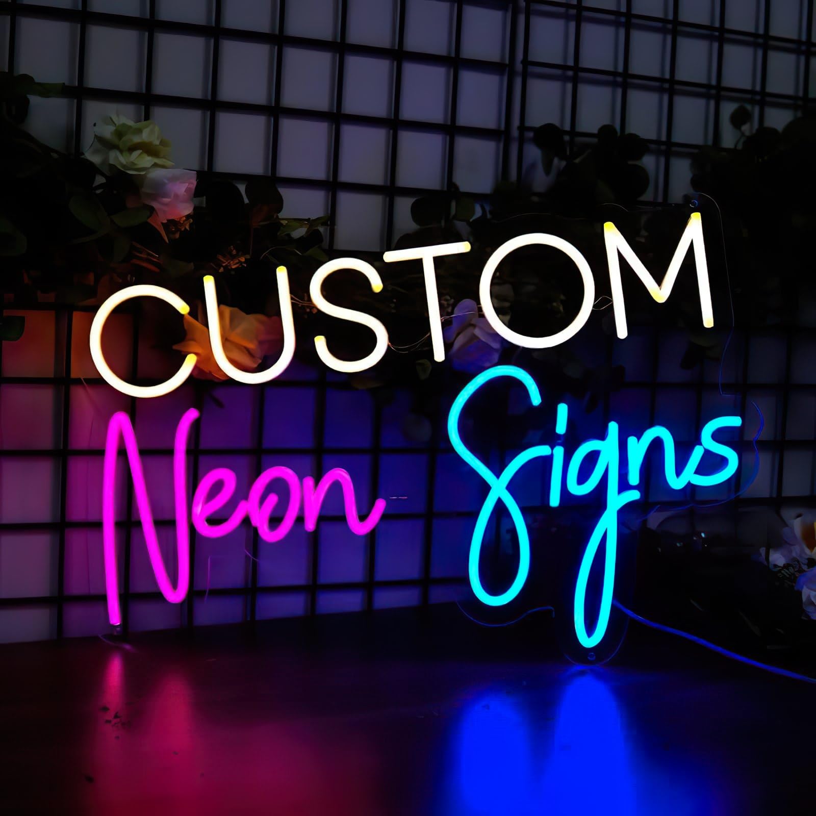 Amazon.com : Custom Neon Signs, CRUMBIT Large LED Neon Signs for ...