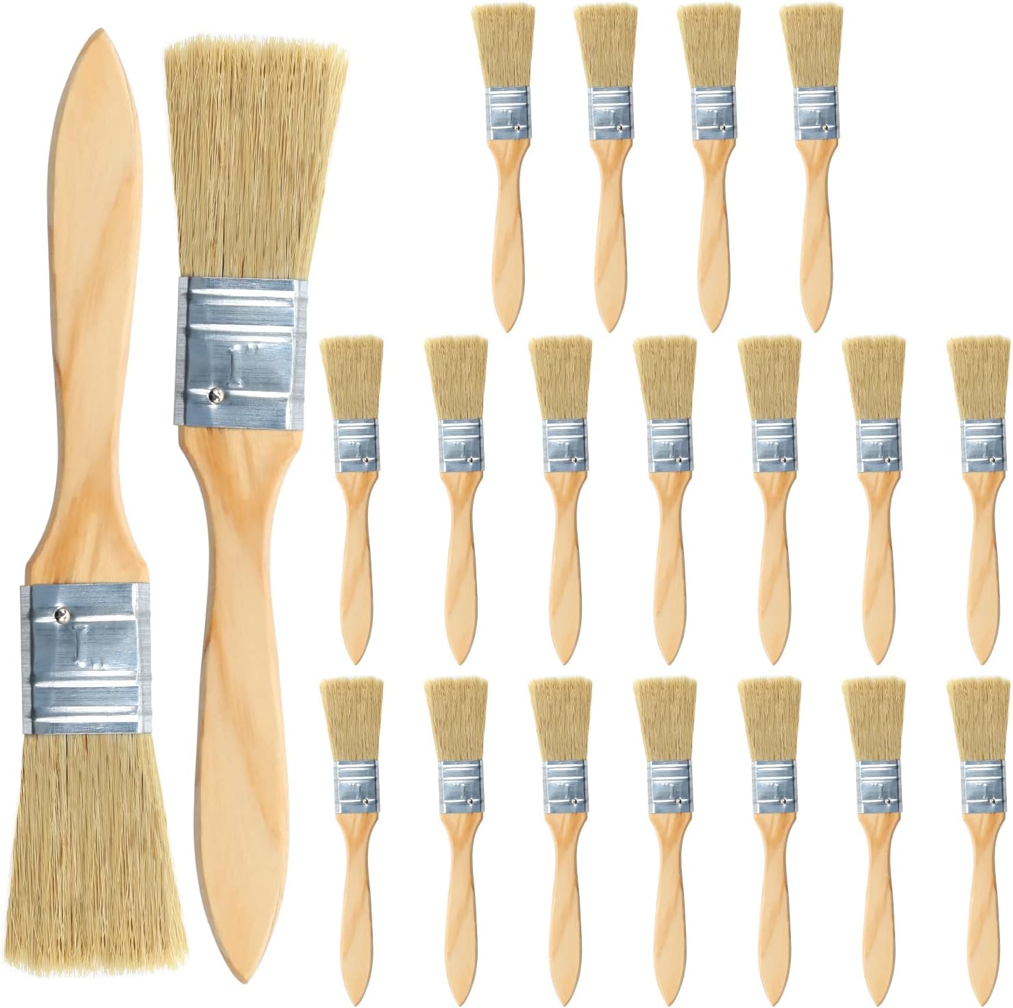 5 x One Inch Paint Brushes 1" | 25mm Yorbrush Synthetic Paint Brush Set ...