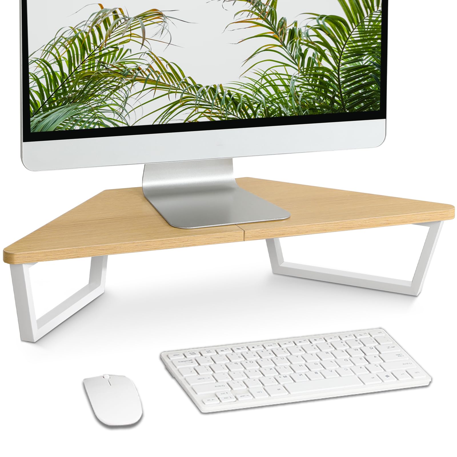 Snapklik.com : TEAMIX 26 Inch Triangle Monitor Stand Riser, Desktop ...