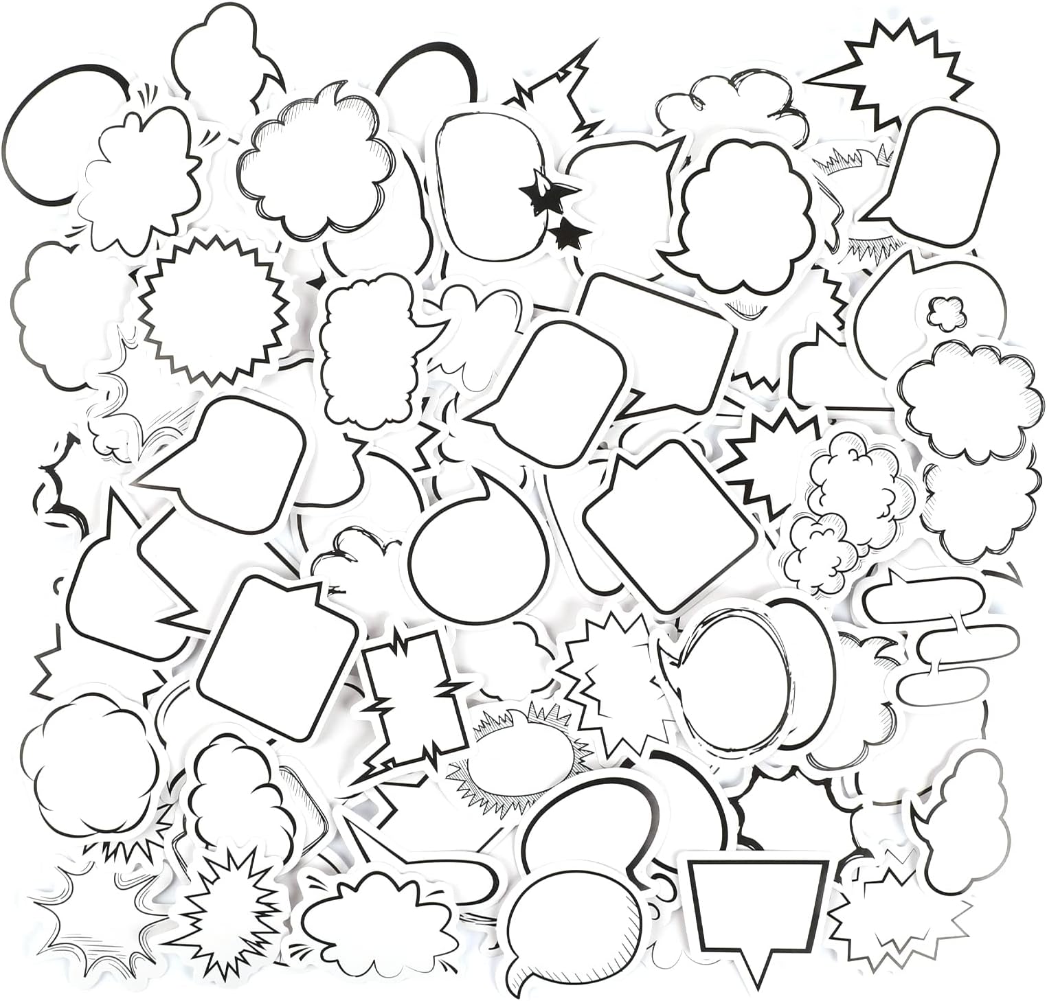 Amazon.com : Redi-Tag Thought Bubble Notes 2 Pads, 3 x 3 Inches, Neon ...