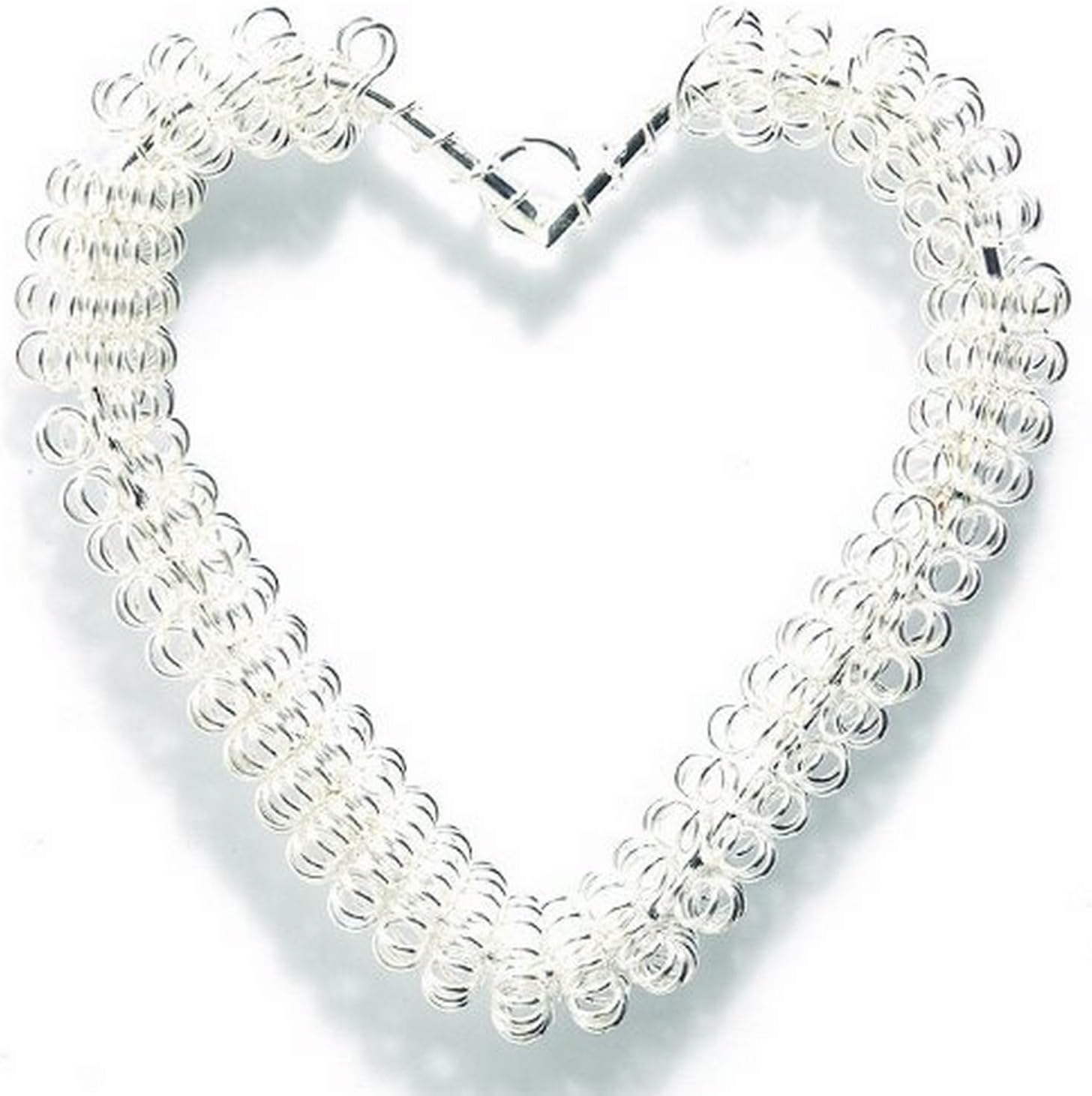 Amazon.com: Shipwreck Beads Zinc Alloy Handmade Wire Wrapped Heart Bead ...