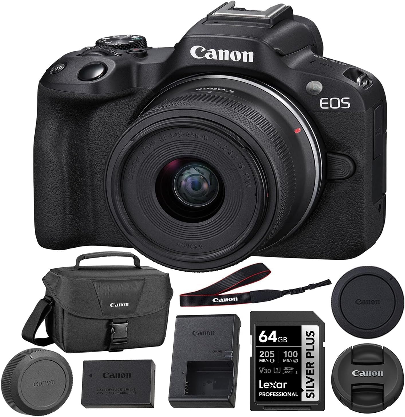 Amazon.com : Canon EOS M50 Mark II Mirrorless Digital SLR with 15-45mm ...