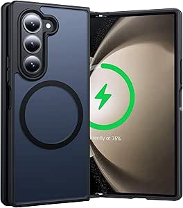 Amazon.com: FNDMIL NO.1 Magnetic for Samsung Galaxy Z Fold 5 Case Compatible with MagSafe ...