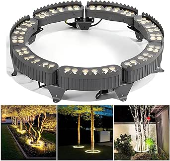 ETRYOX Outdoor Garden Lights, LED Low Voltage Landscape Tree Ring ...