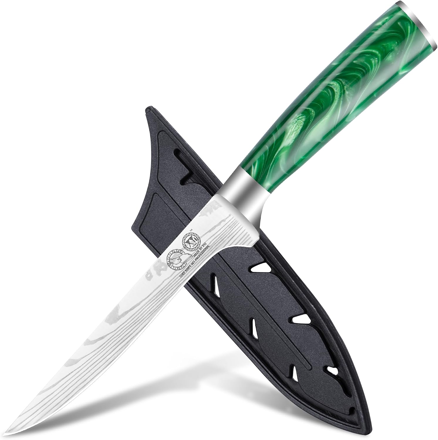 Amazon.com: XYJ Authentic Since 1986,Boning Knife With Sheath Case,6 ...