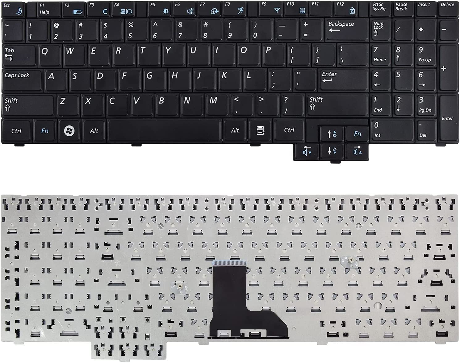 SellZone Replacement Keyboard for Samsung NP-RV508 NP-RV510 NP-R517 NP ...