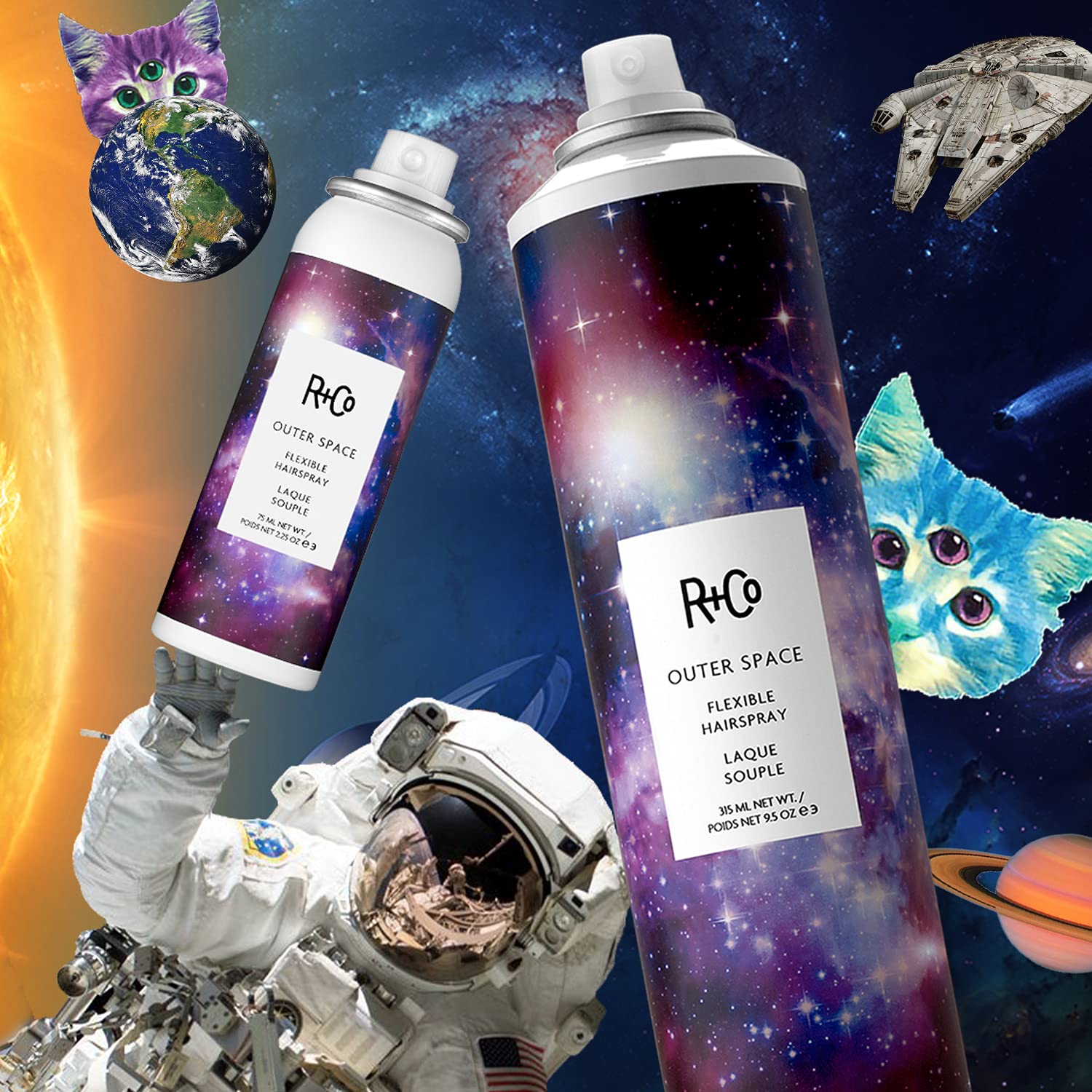 Snapklik.com : Outerspace Flexible Hairspray Mini Every Day Use ...