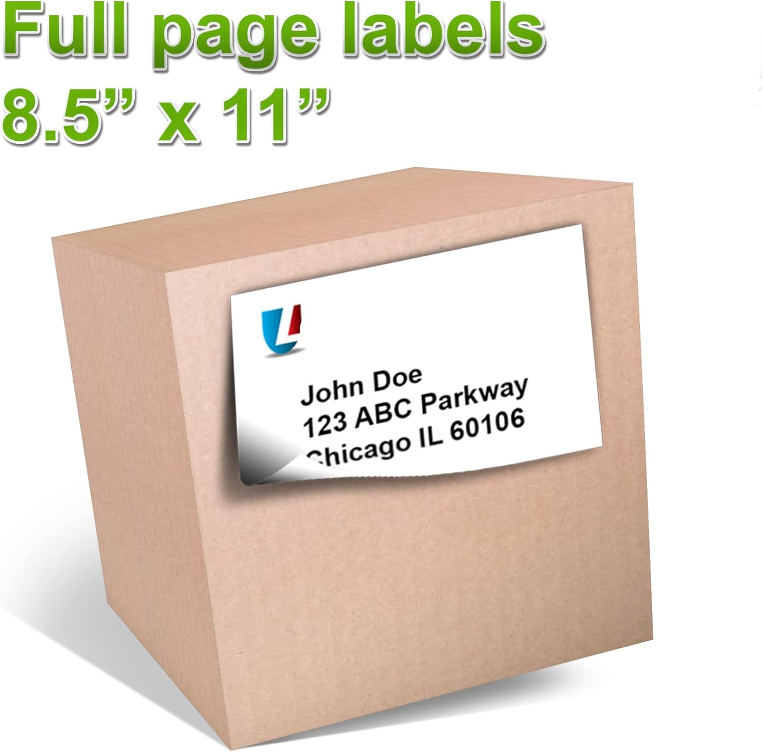 Amazon.com : Universal Labels Full Page Label | Vertical Slit | Self ...