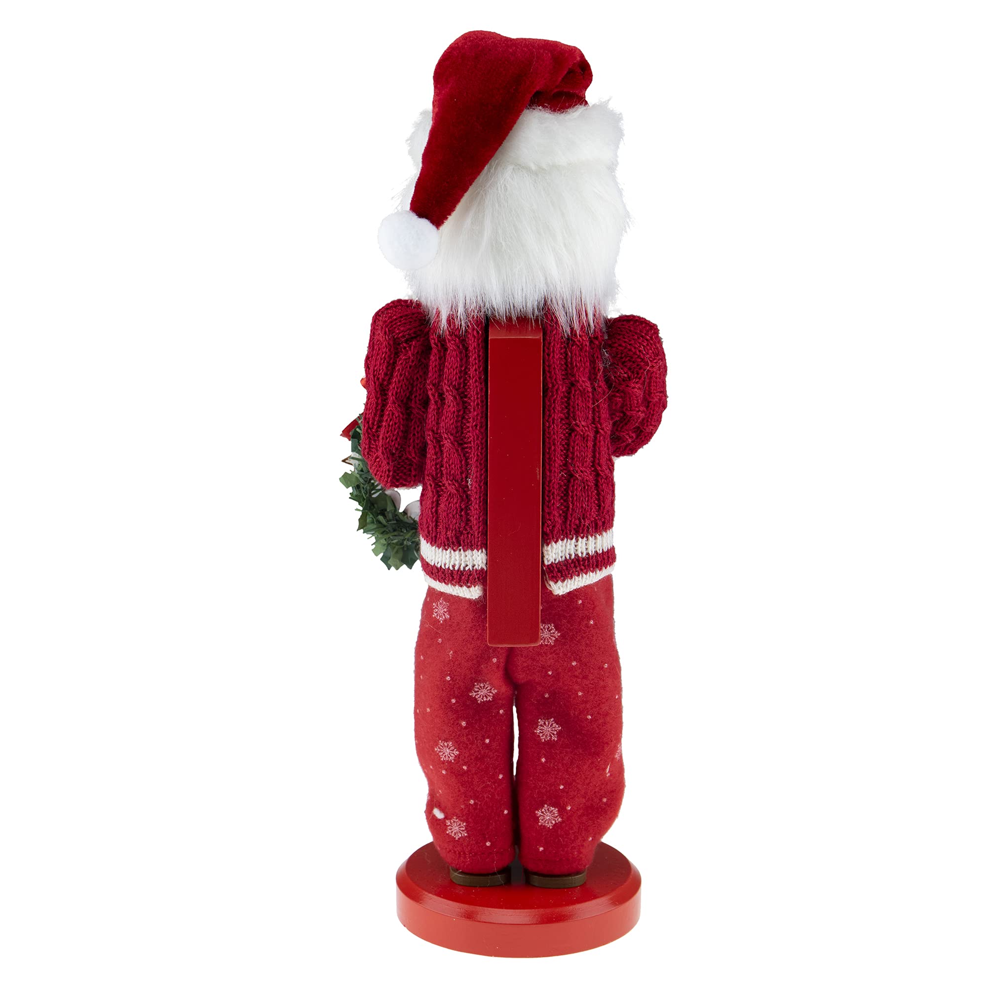 Snapklik.com : Clever Creations PJ Santa 14 Inch Traditional Wooden ...