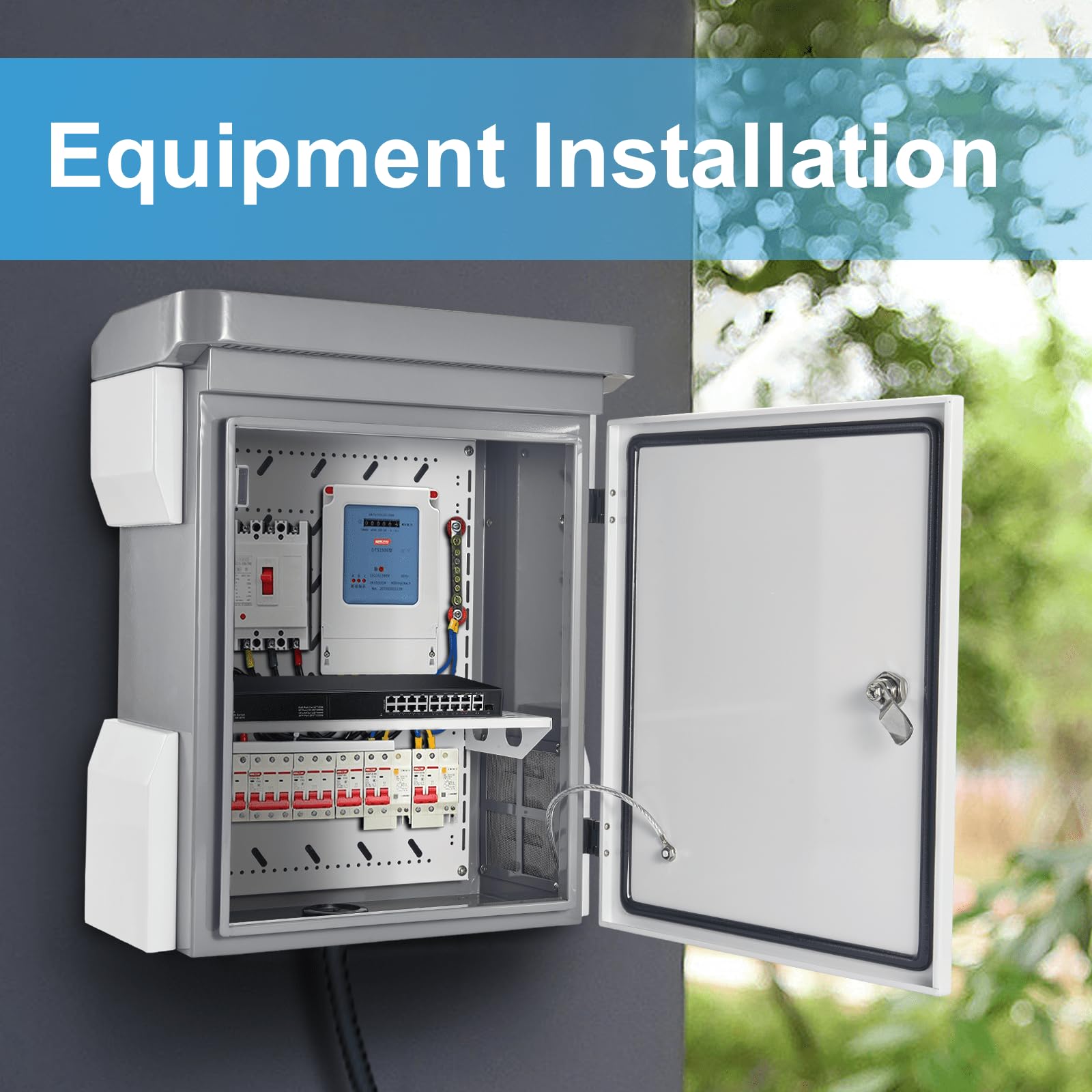 Snapklik.com : Outdoor Electrical Box, Cold-Rolled Steel Plate ...