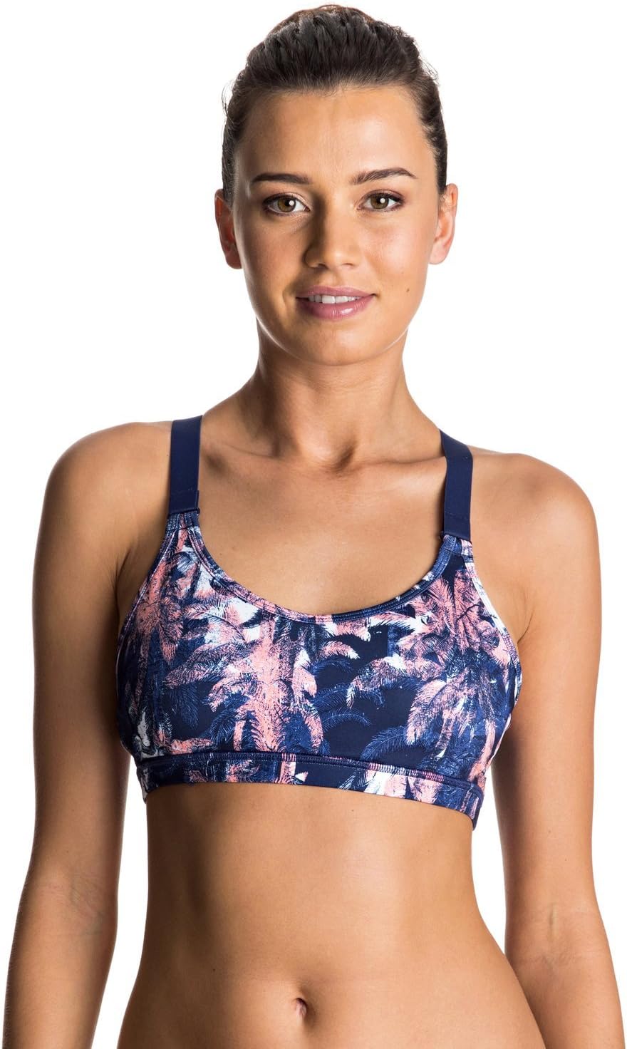 Amazon | RoxyレディースLhassaスポーツブラ カラー: ブルー | フィットネス・トレーニング スポーツブラ 通販