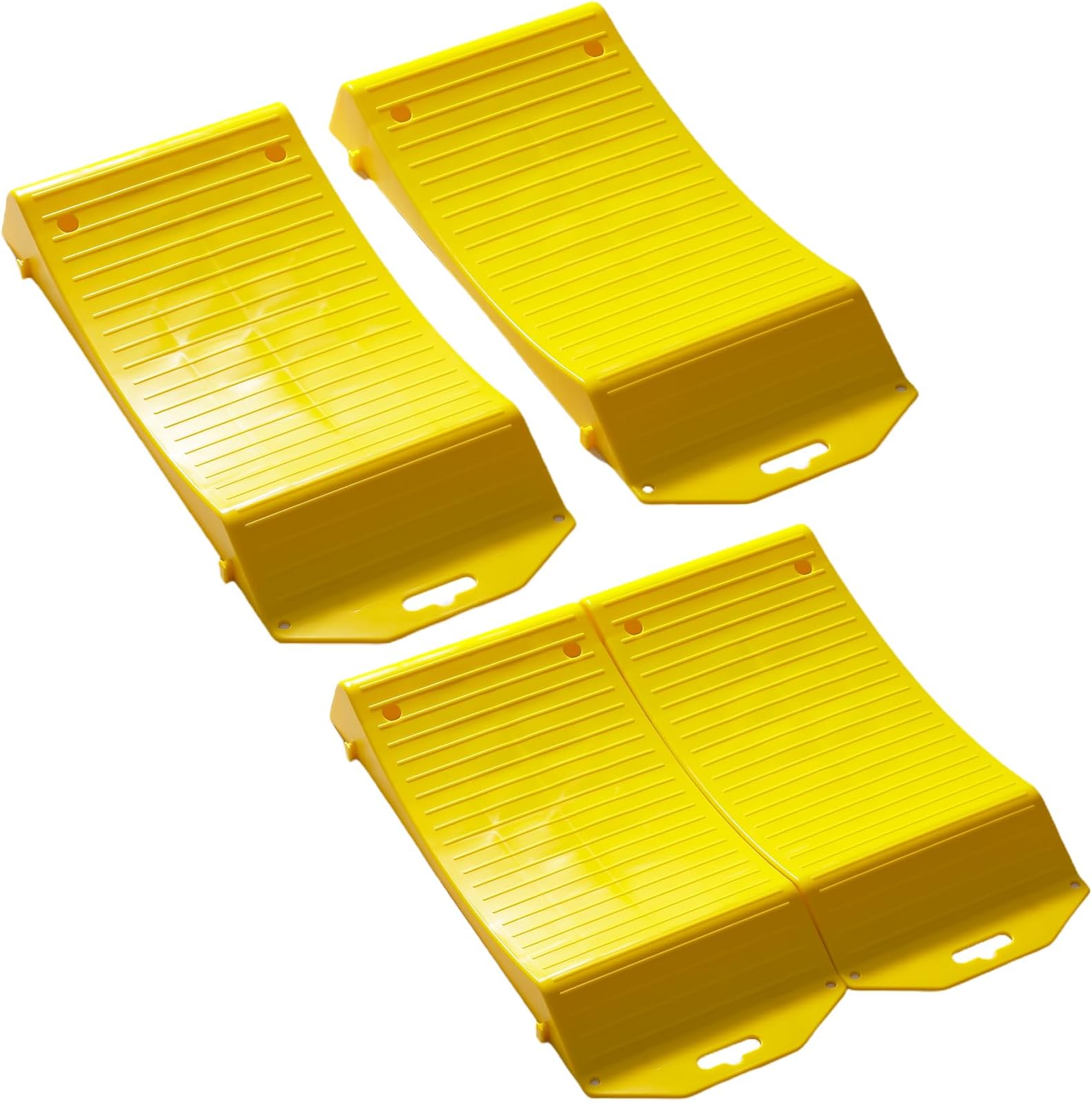 Amazon.com: DNA Motoring Premium Tire Saver Ramps - Anti-Slip Hard ...