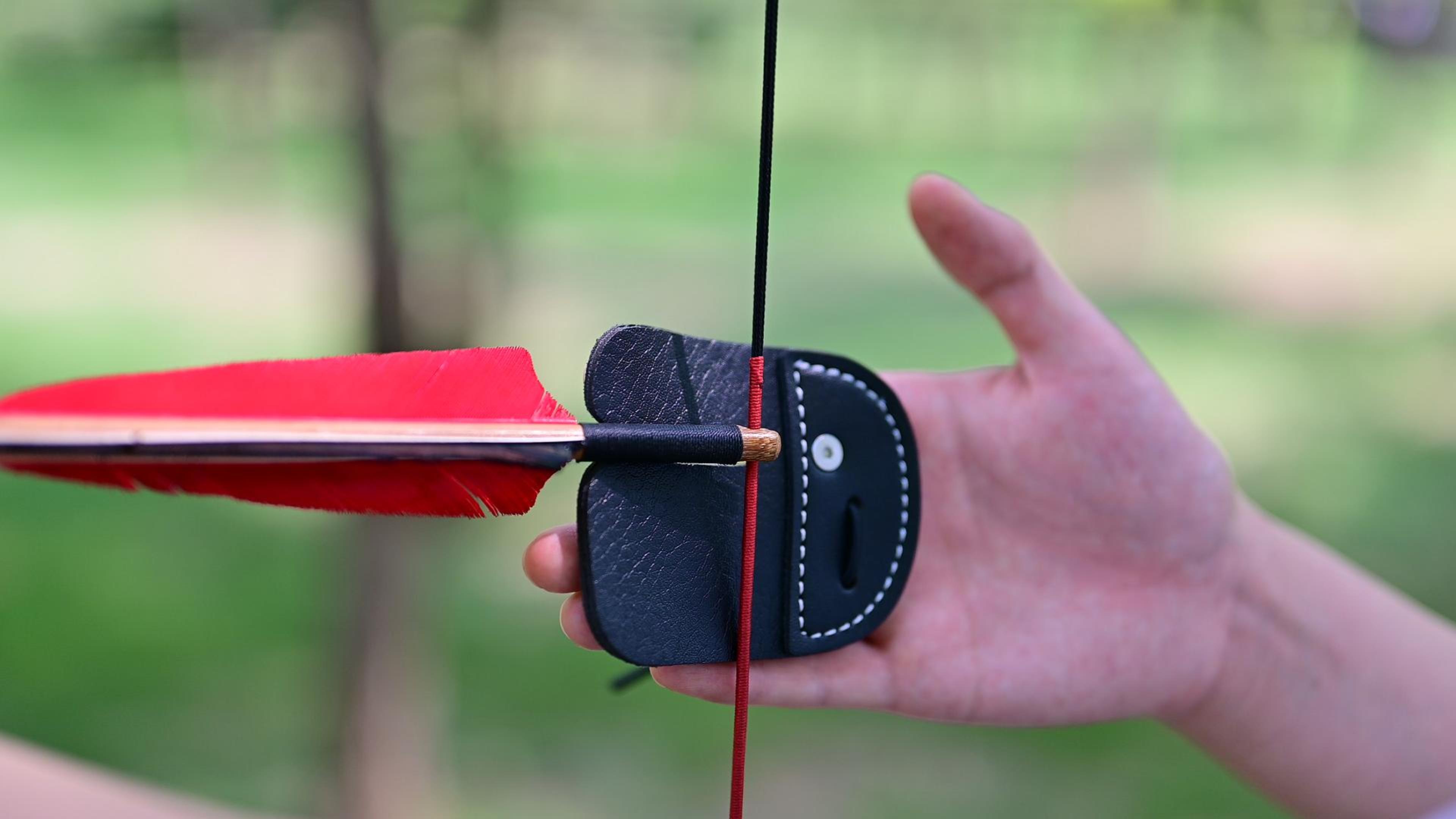 Draw Archery Finger Tab