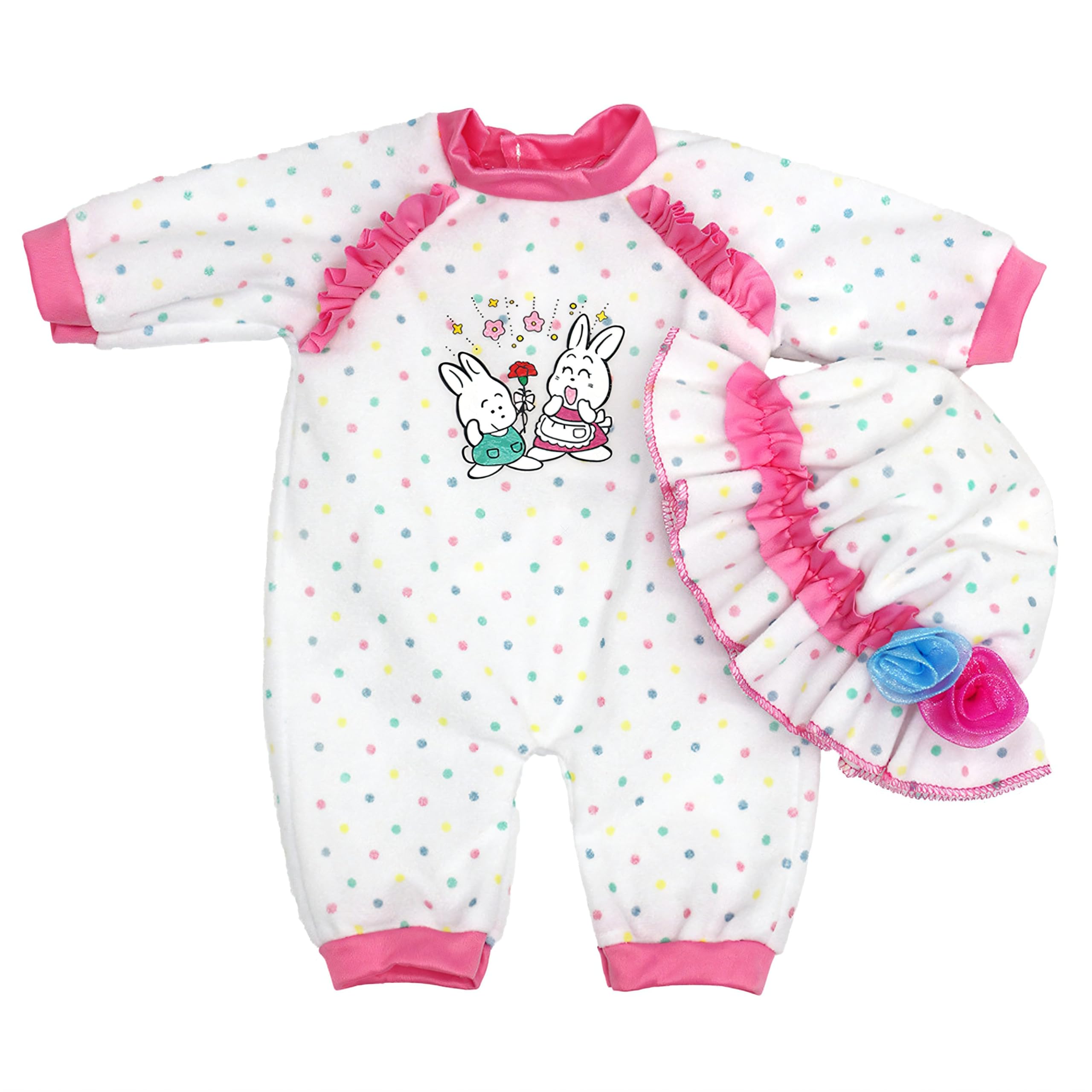 Amazon.com: NOXOMALL Doll Clothes for 16-18 inch Baby Dolls, Alive Baby ...