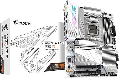 Amazon.com: GIGABYTE X670E AORUS PRO X (AM5/ LGA 1718/ AMD/ X670E/ EATX ...