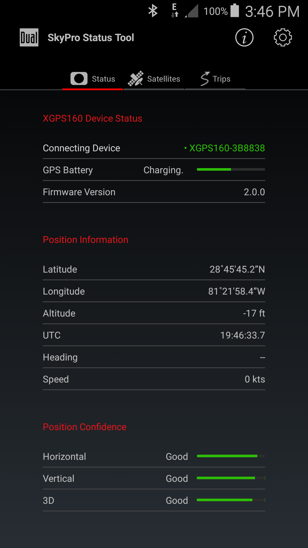 SkyPro GPS Status Tool - App on Amazon Appstore