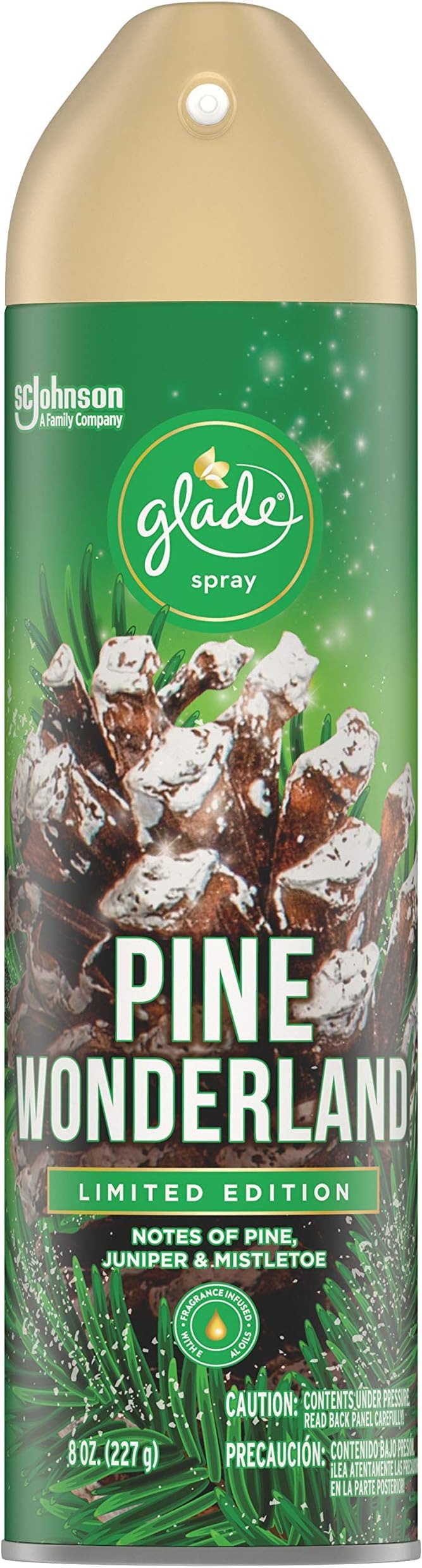 Amazon.com: Glade Air Freshener Spray - Pine Wonderland - Holiday ...