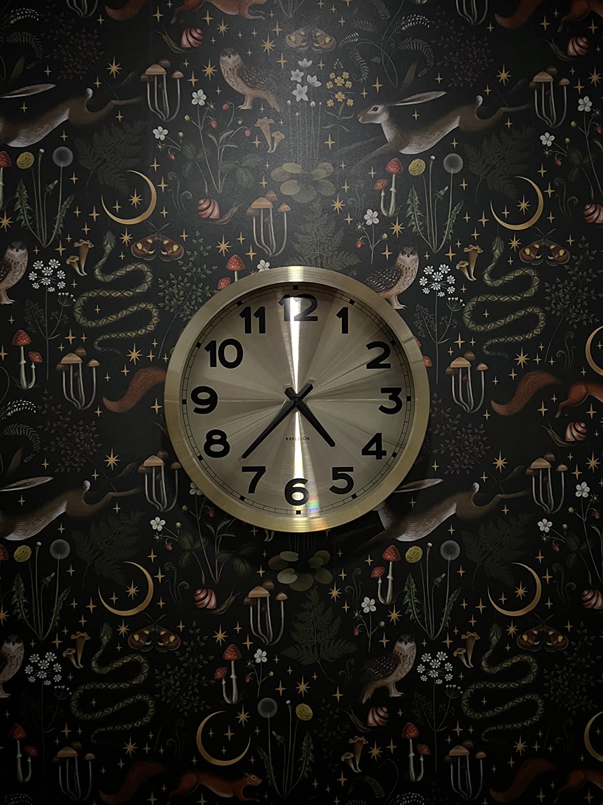 $17/mo - Finance Simple Shapes Wallpaper Above wainscott - Dark ...