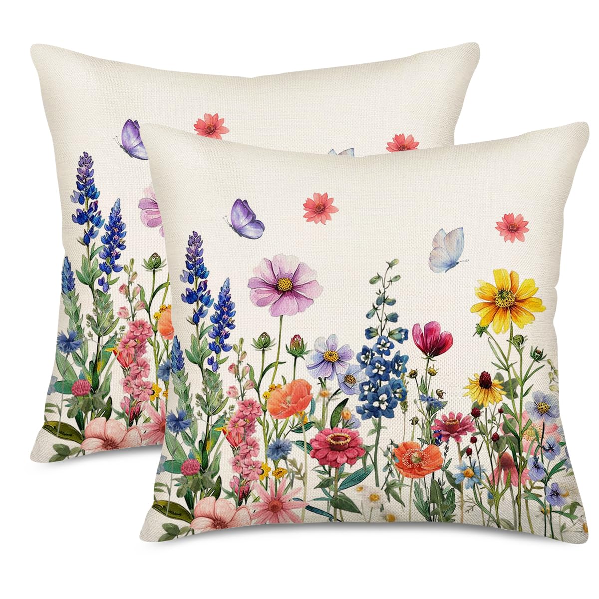 Amazon.com: Fukeen Spring Flower Pillow Covers 22x22 Inch Set of 2 ...
