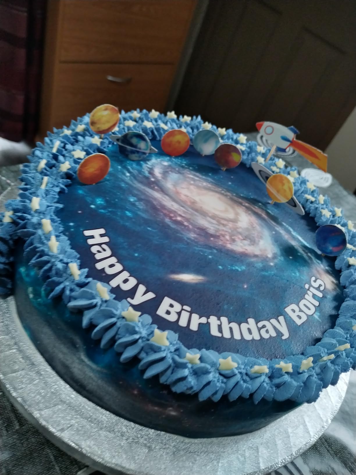 1 x A4 Printed Galaxy Cosmos Night Sky Stars Space themed Wallpaper ...