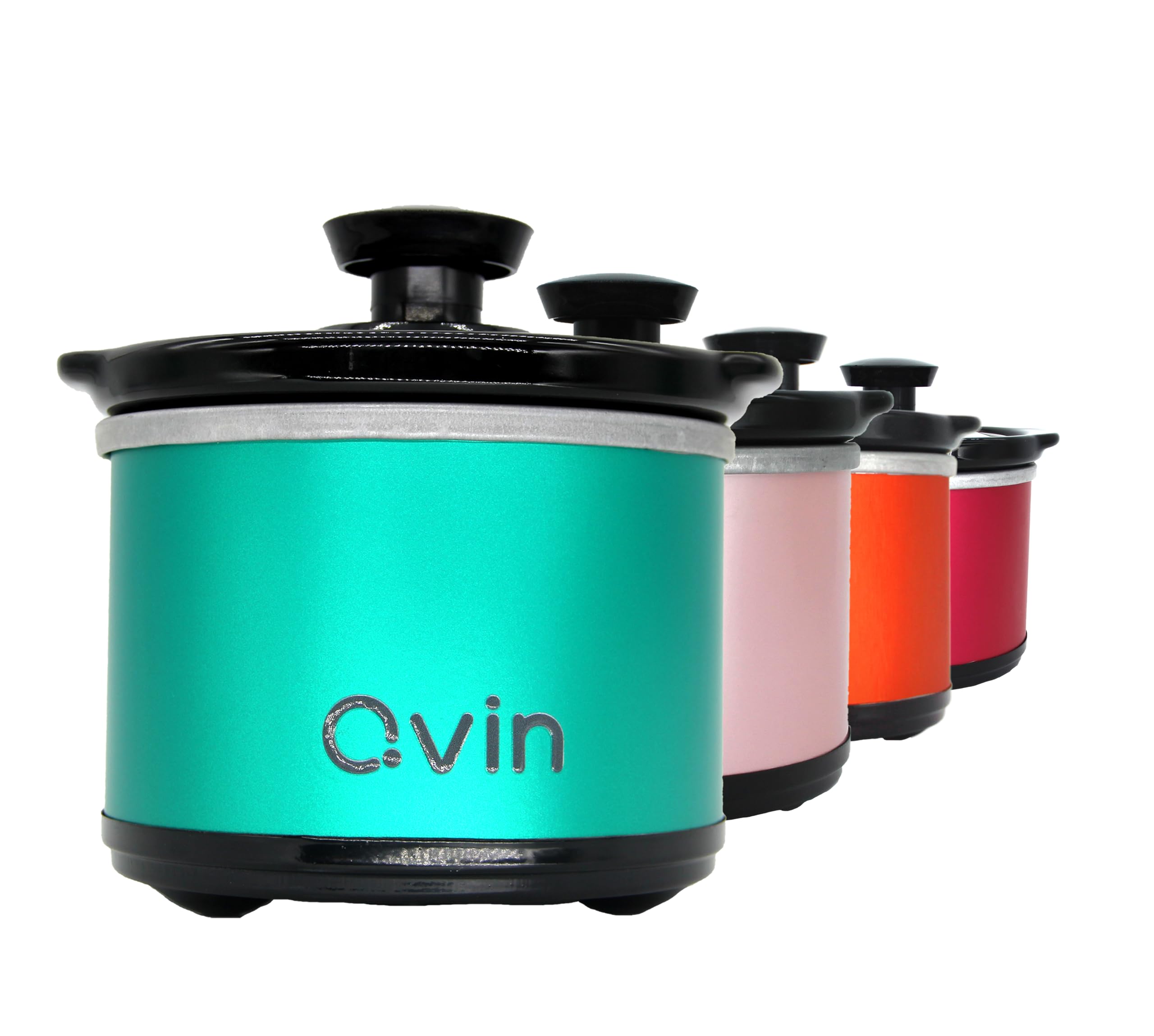 Amazon.com: 0.65-qt mini Round Slow Cooker, Fondue Melting Pot Warmer ...