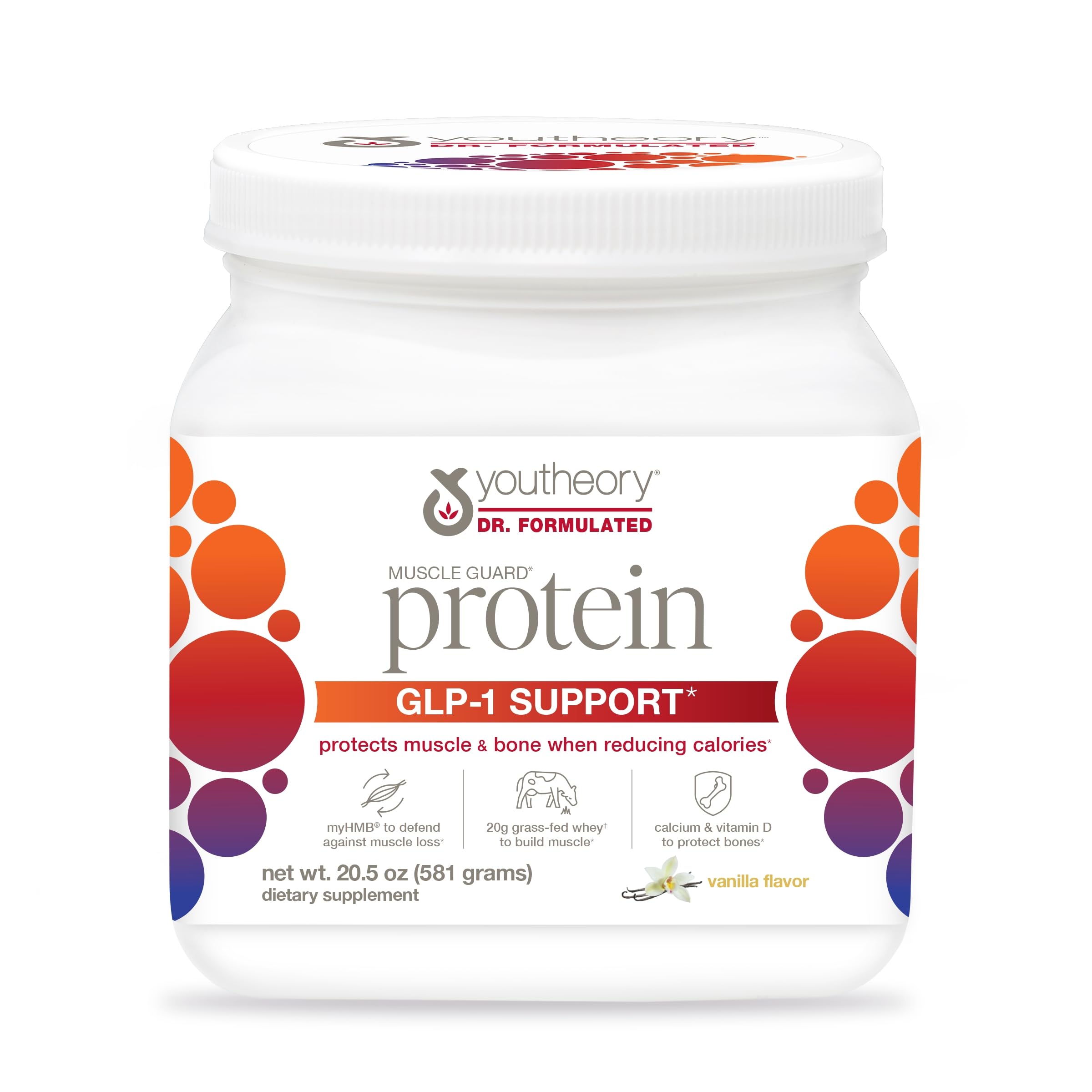 Amazon.com: Youtheory Muscle Guard Protein GLP-1 Support - Whey Protein ...