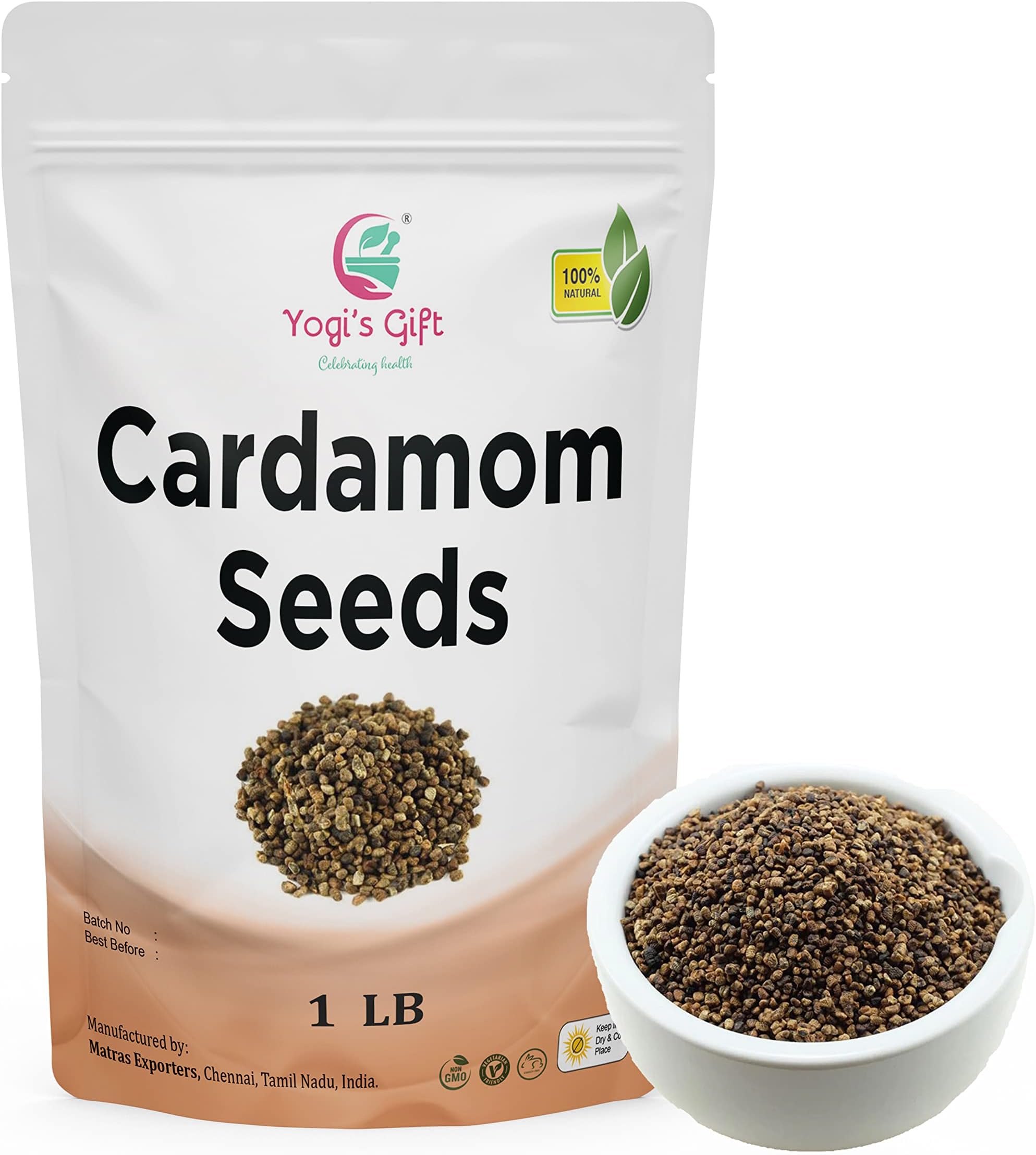 Amazon.com : Cardamom Seeds 1 LB Bulk Pack | Decorticated Cardamon ...