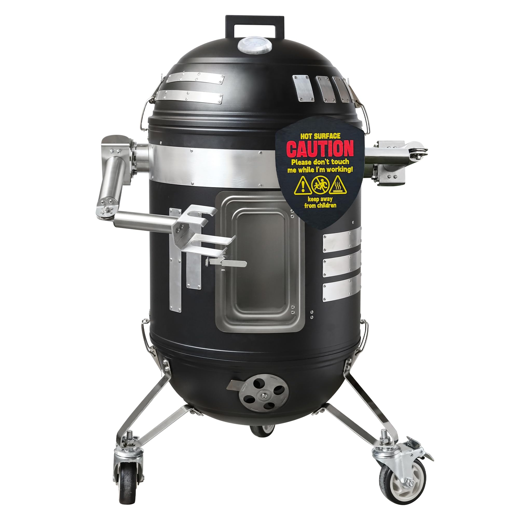 Amazon.com : SKY FISH Spacebot Smoker Grill Vertical 16 Inch Steel ...