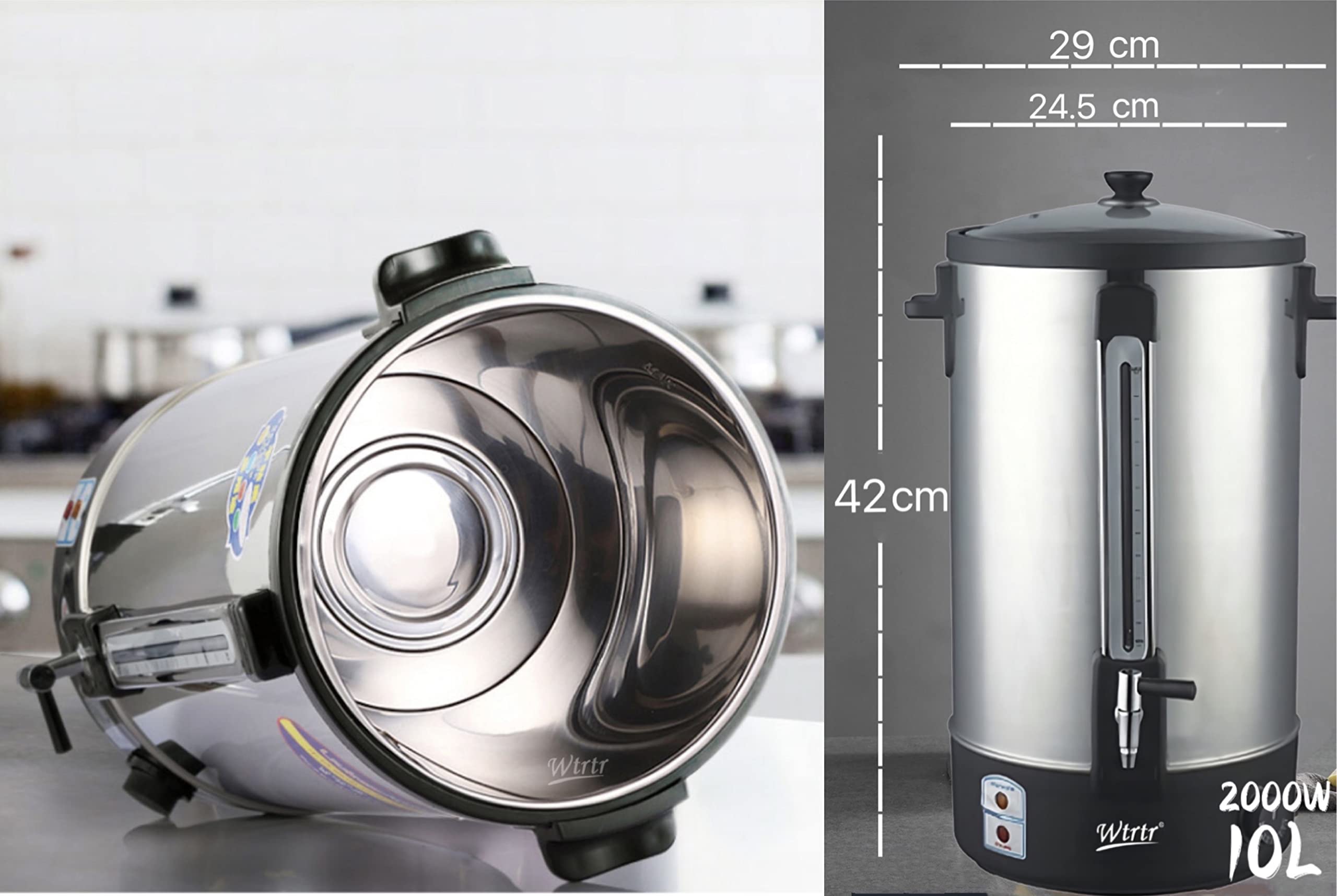 Wtrtr Electric Water Boiler 10 Liter,Commercial Insulation Bucket ...